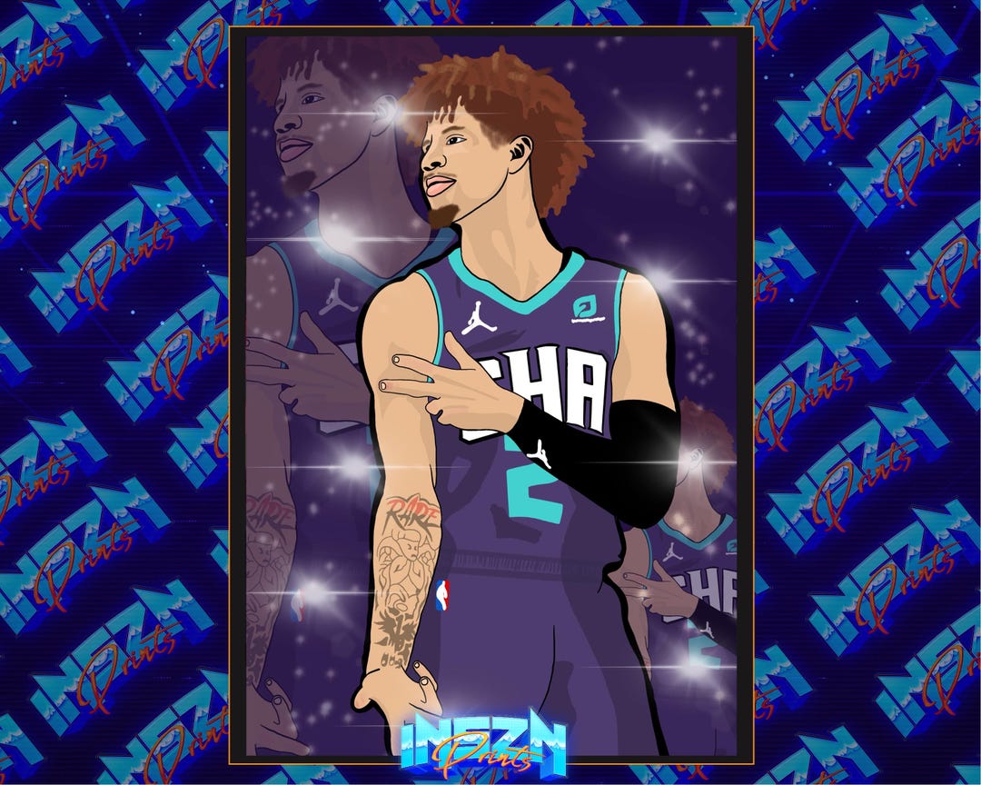 Lamelo Ball Poster Basketball Poster Custom NBA Poster Print Lamelo ...
