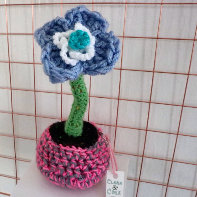 Mini Crochet Succulents, Flowers, and Plants: Unique Handmade Crocheted ...