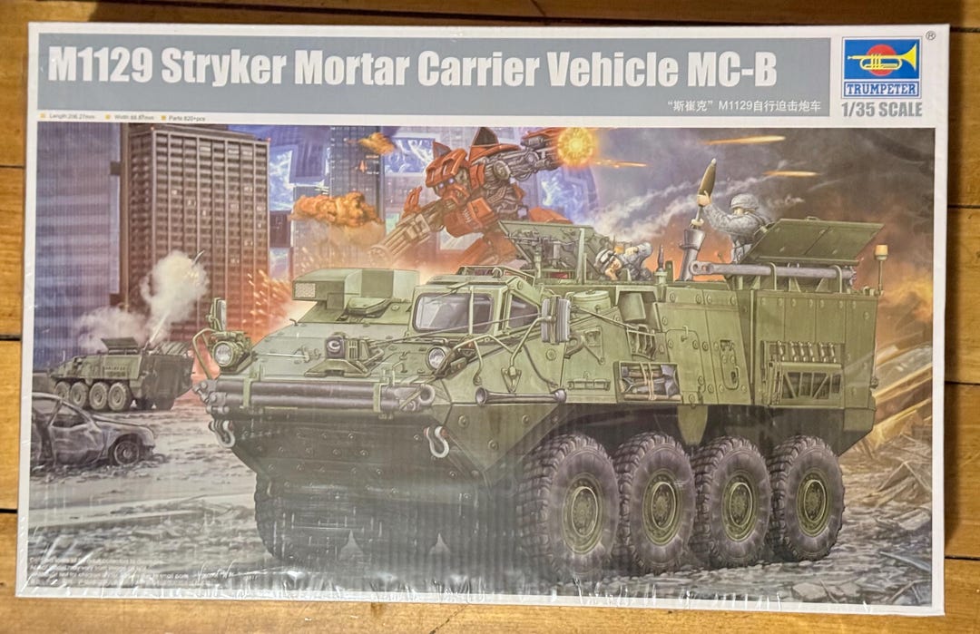 M1129 Stryker Mortar Carrier Vehicle MC-B Model Kit | 1/35 Scale ...