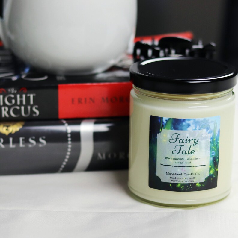 Fairy Tale Literary Soy Candle for Book Lovers Sandalwood - Etsy