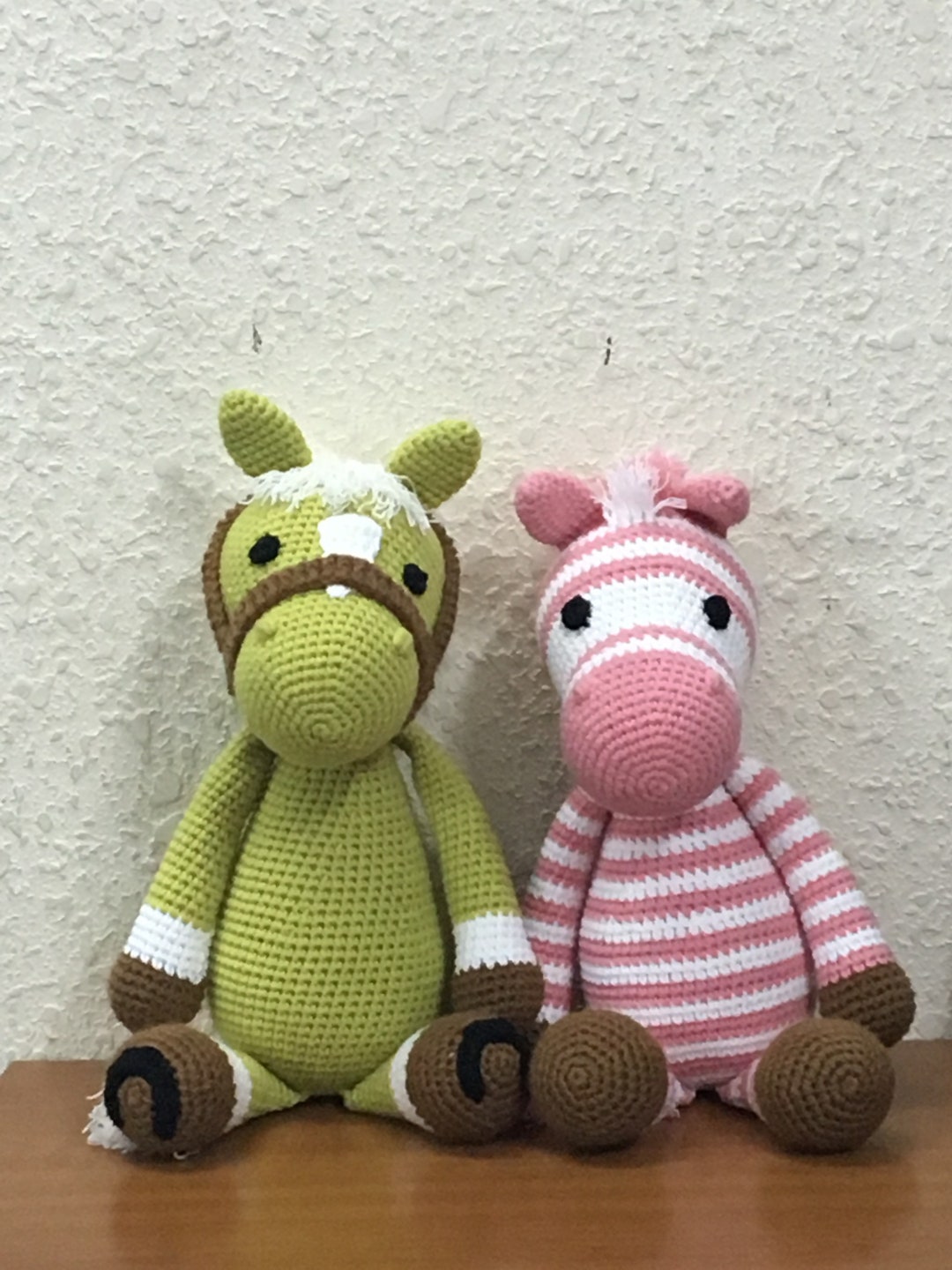 Regenbogen Zebra, Muticolor Zebra Gehäkelt Handarbeit, Stofftier ...