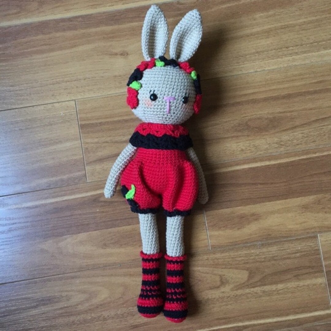 Amigurumi Crochet Rabbit, Crochet Doll, Rabbit Stuffed Animal, Rabbit ...