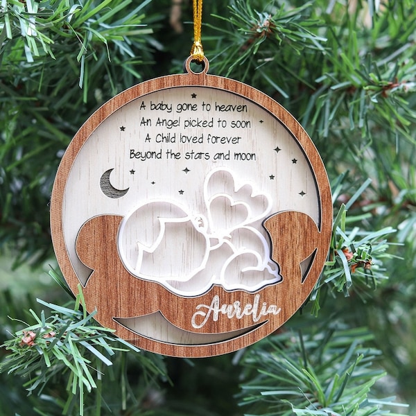 Personalized Ornaments Infant Loss - Etsy