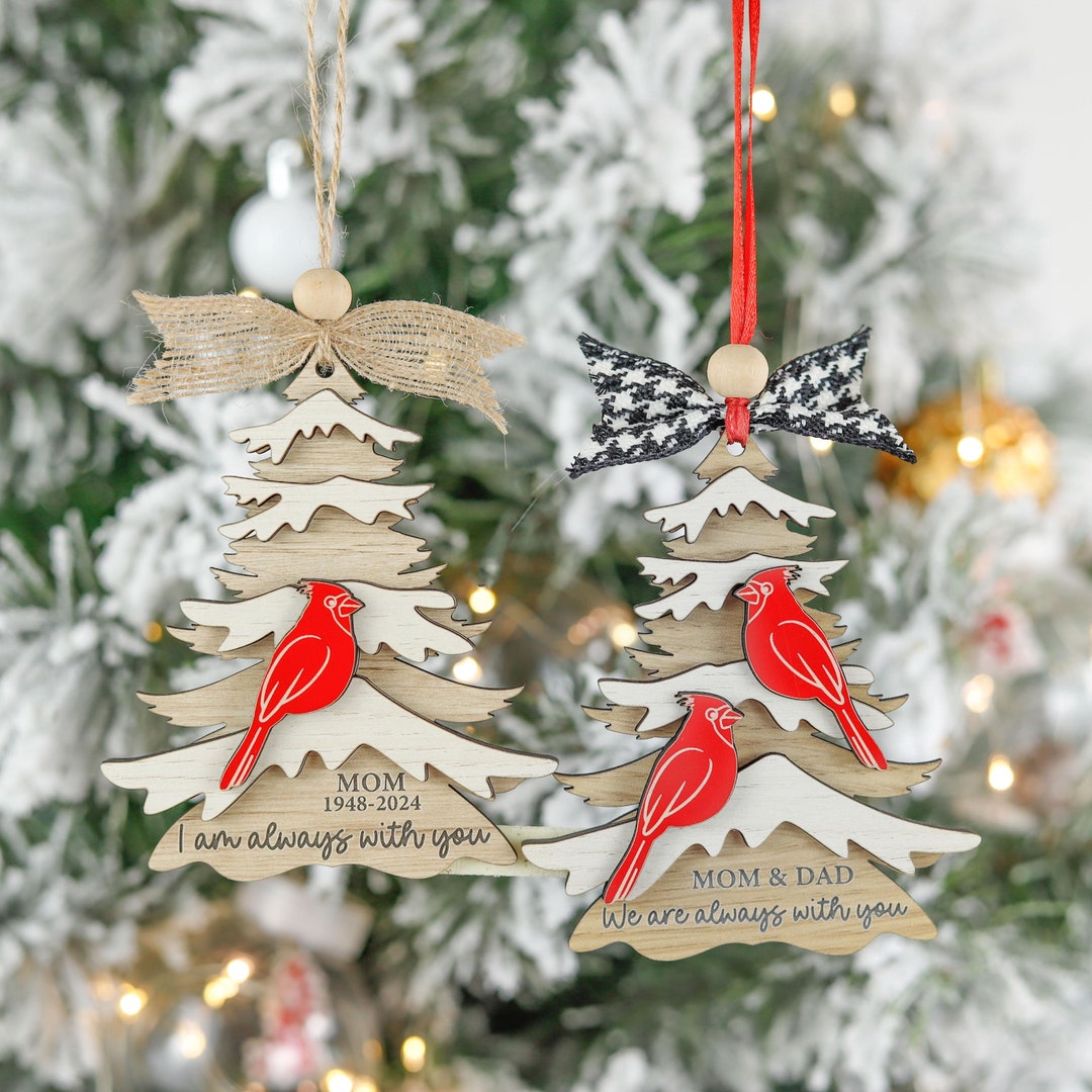 Remembrance Cardinal Ornament, in Memory of Loved Ones Sympathy Gift ...