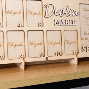 Graduation Picture Frame, School Years From Birth to Senior Photo Frame ...