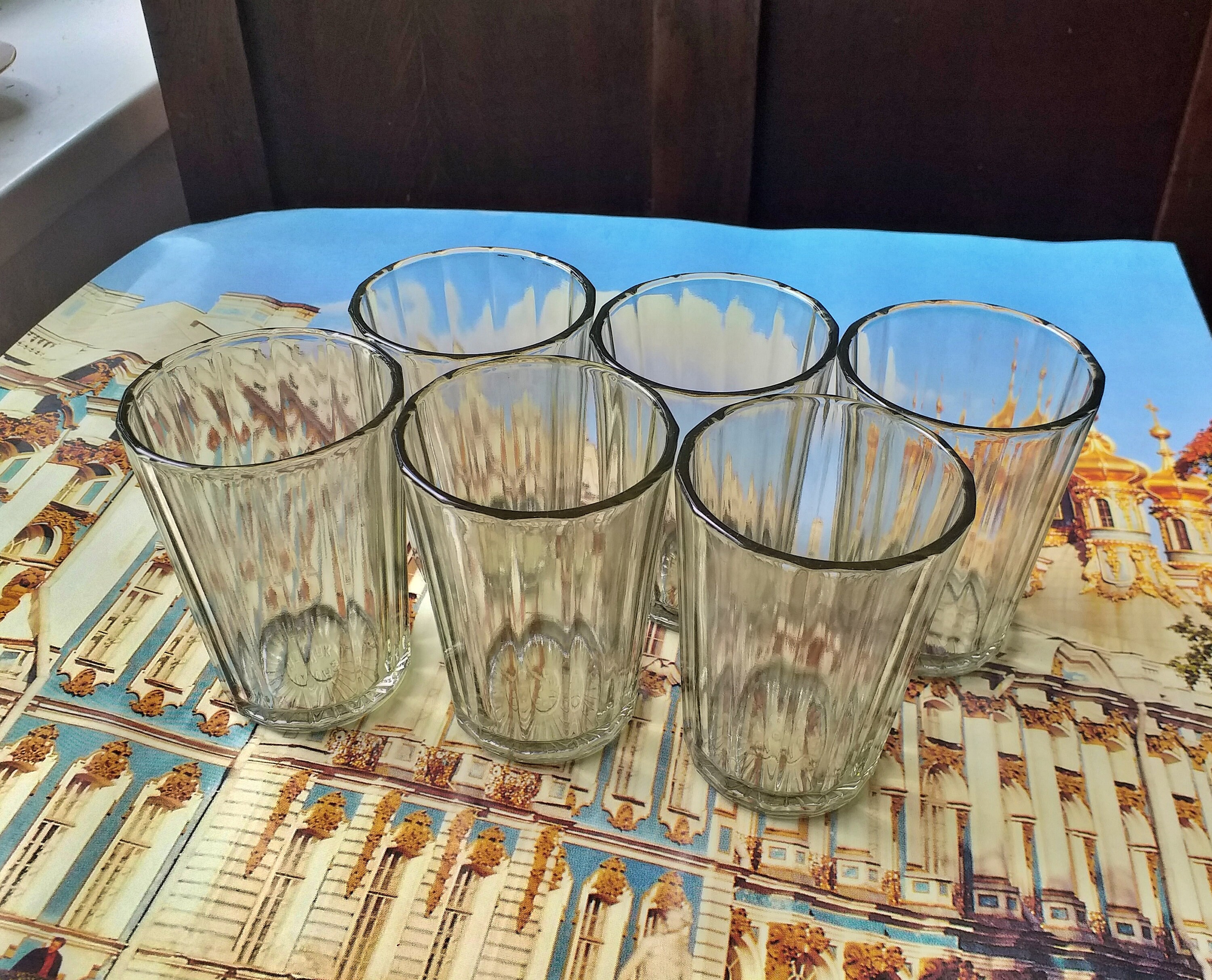 Russian Vodka Stakan Granjonka Faceted Glass for Vine Beer Juice ...