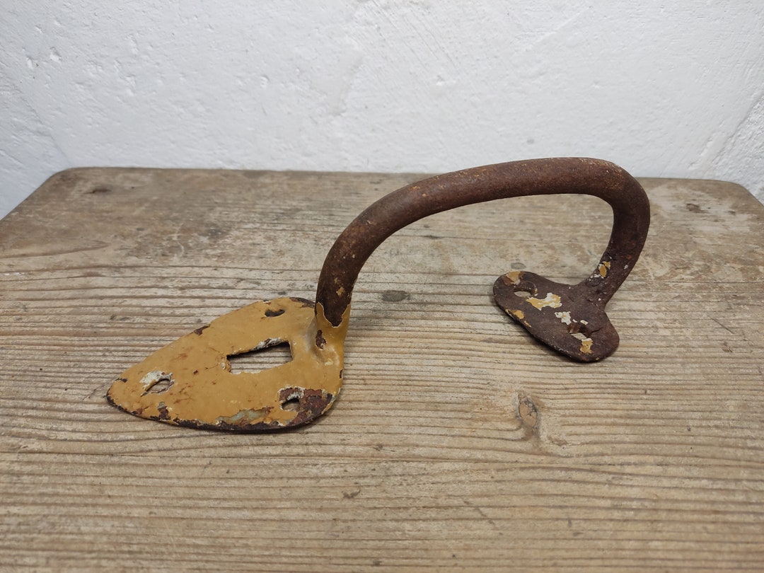 Old Tumb Latch Handle Old Iron Metal Door Handle Big Rusty Forged ...
