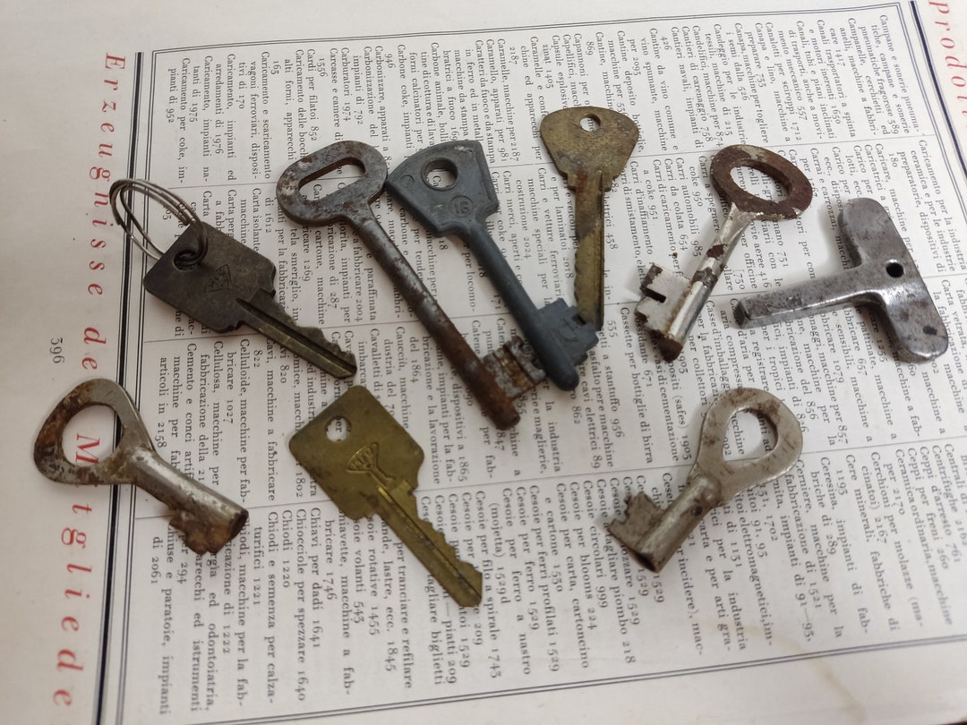 Vintage Skeleton Keys Antique Keys Set of 9 Pcs - Etsy