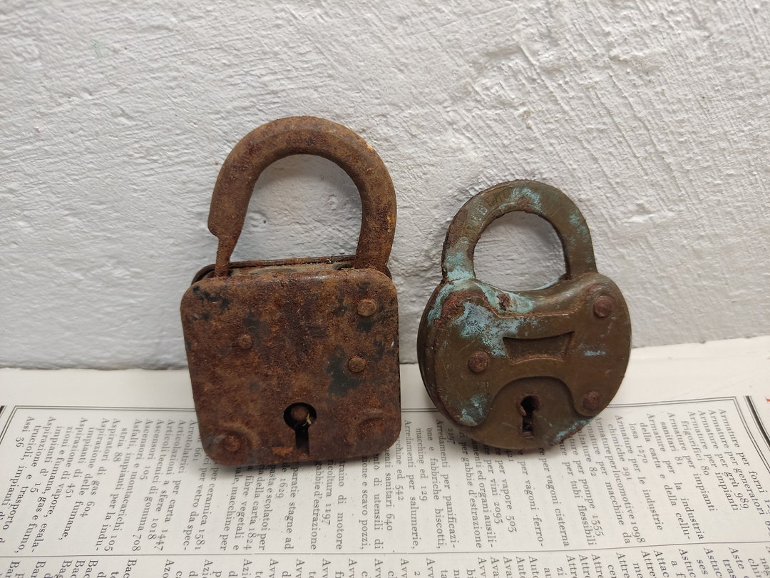 Vintage Padlock Iron Padlock Soviet Padlock Brass Padlock - Etsy