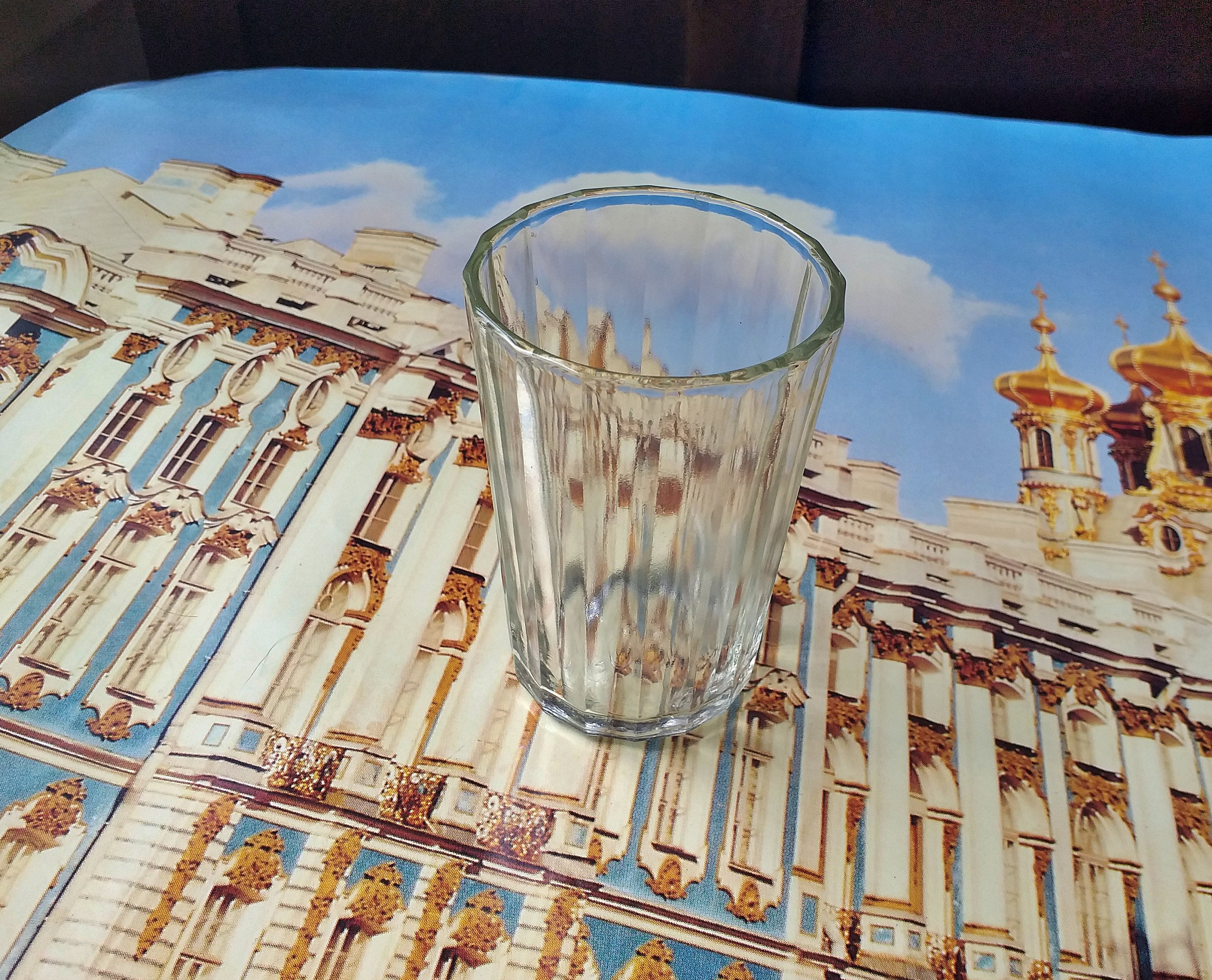 Russian Vodka Stakan Granjonka Faceted Glass for Vine Beer Juice ...