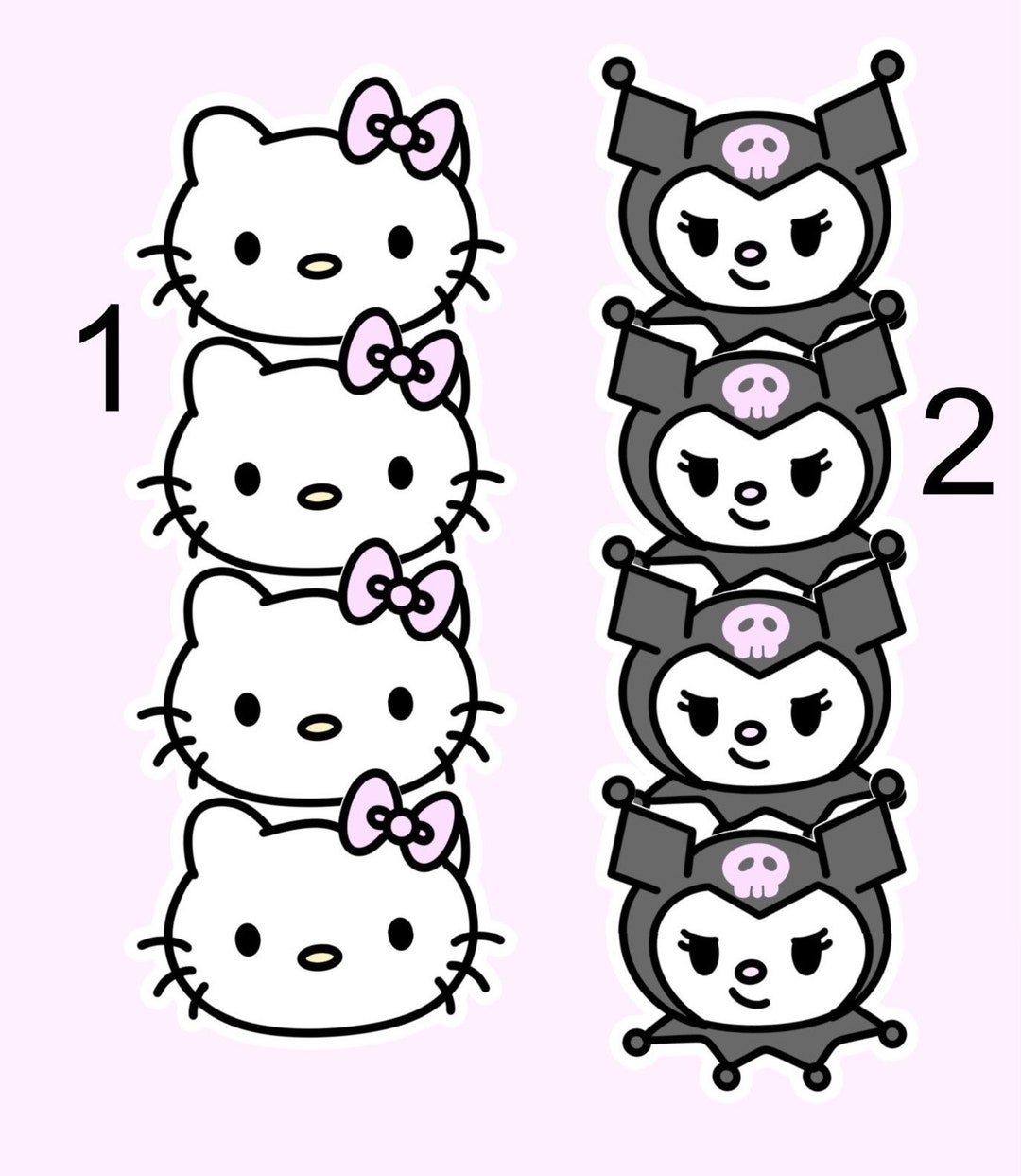 Bookmark Kitty and Pou Collection - Etsy