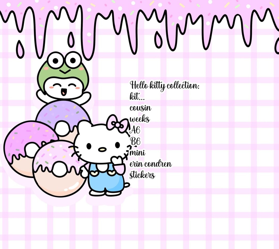 Kitty & Pou Collection Kits and Stickers - Etsy