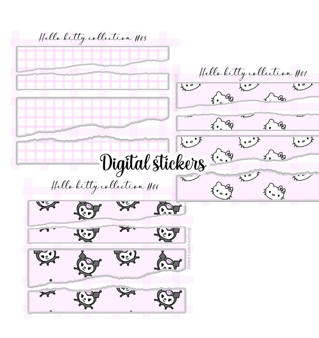 Digital Stickers Kitty and Pou Collection 5-7 - Etsy UK