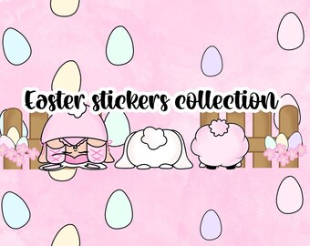 Peter Rabbit Stickers, Happy Easter, Easter Favor Stickers, Easter ...