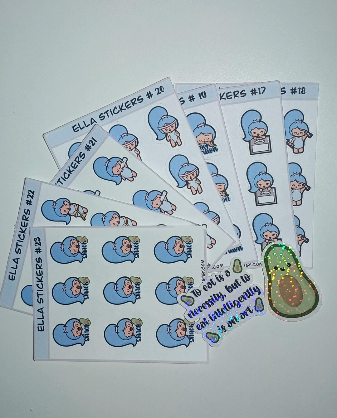 Ella Stickers 17/23 + Die Cut Stickers - Etsy