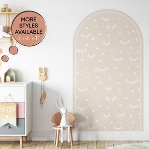 Nursery Arch Decal, Arch Wall Decal, Arch Wall Sticker, Kids Arch Wall ...