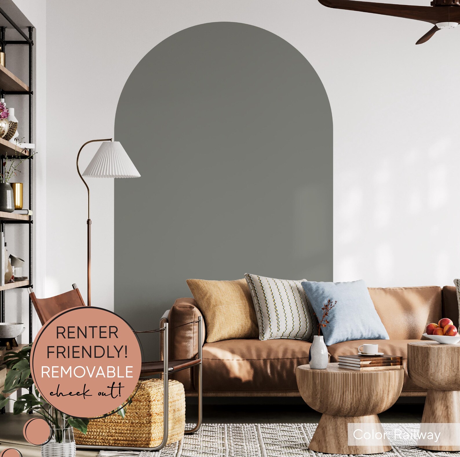 Arch Sticker, Arch Decal, Arch Wall Decal, Arch Wall Sticker, Boho Arch ...