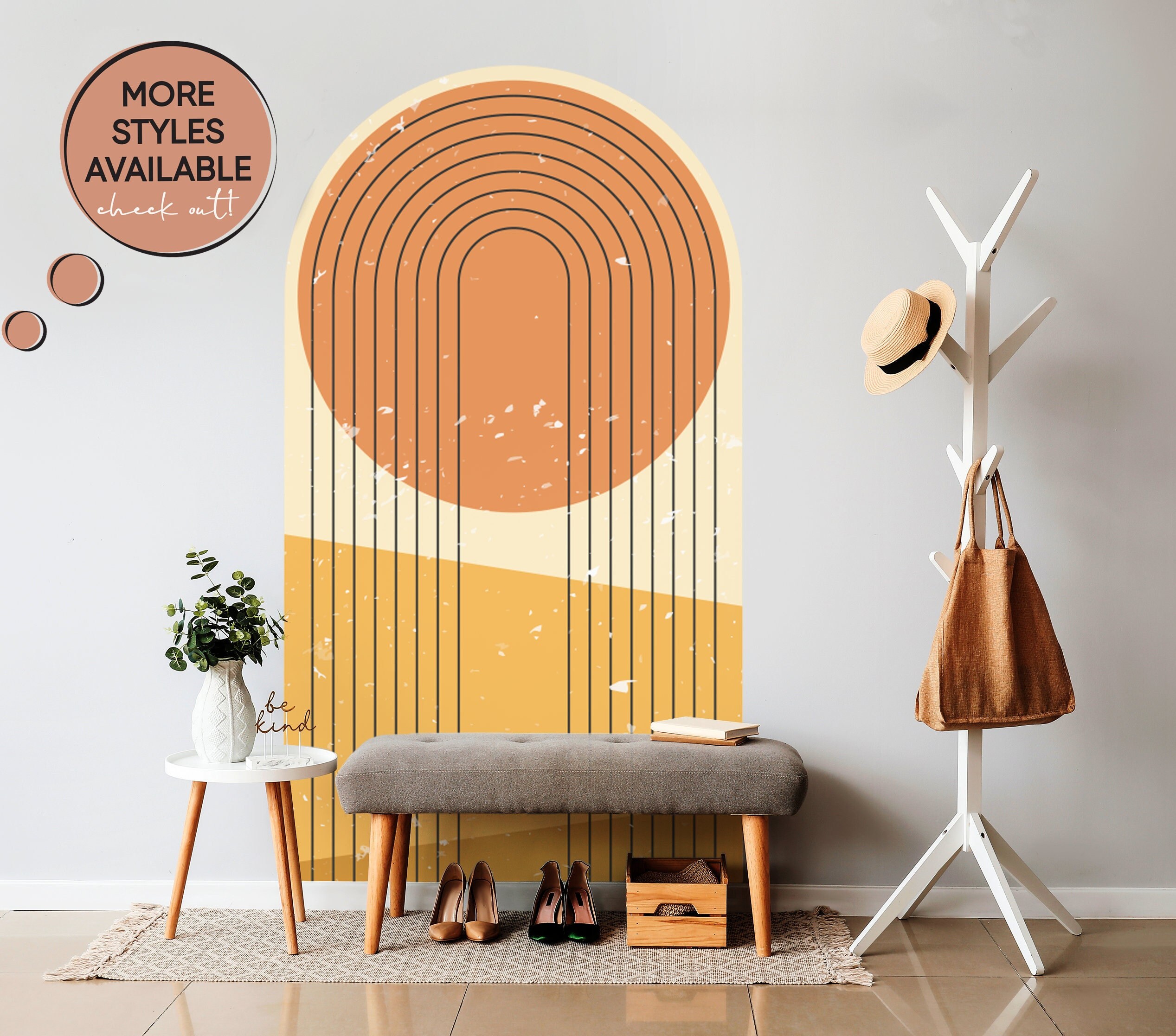 Rise Arch Decal Arch Wall Decal Arch Wall Sticker Color - Etsy