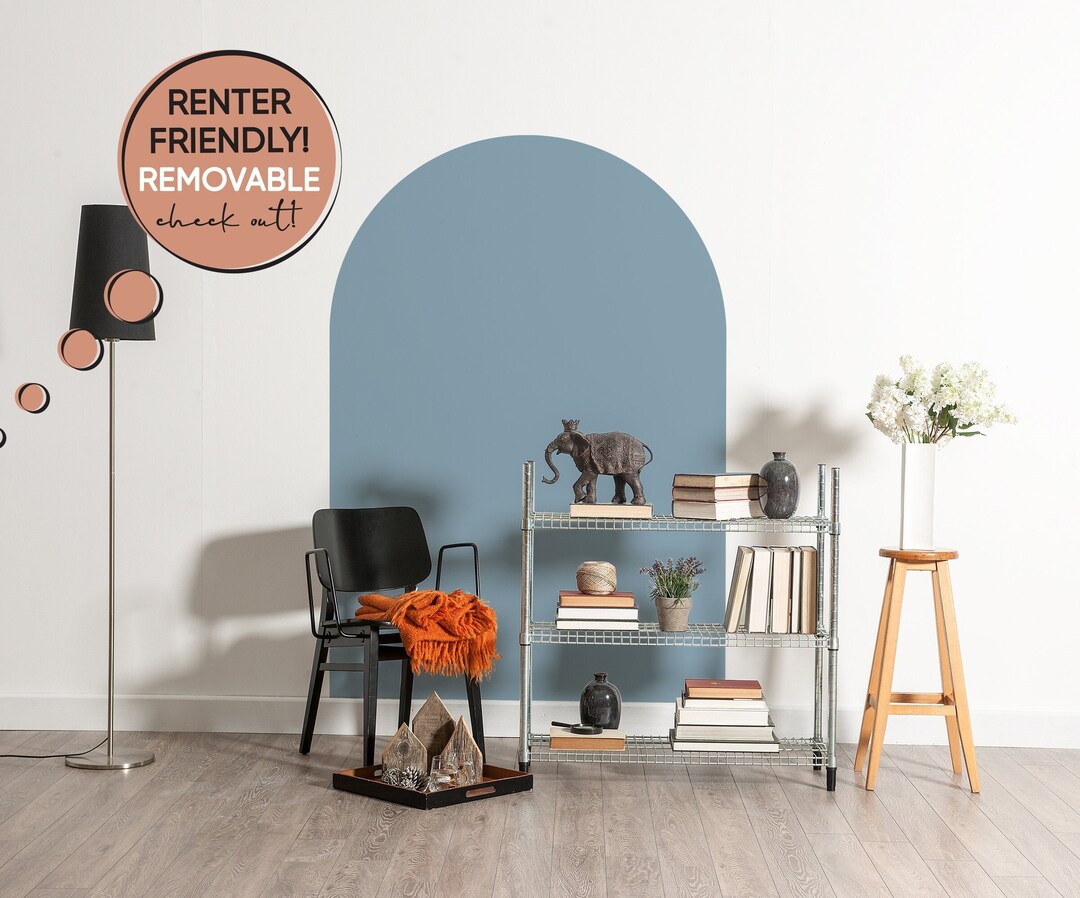 Arch Wall Decal, Arch Wall Sticker, Color Blocking, Arch Decal, Wall ...