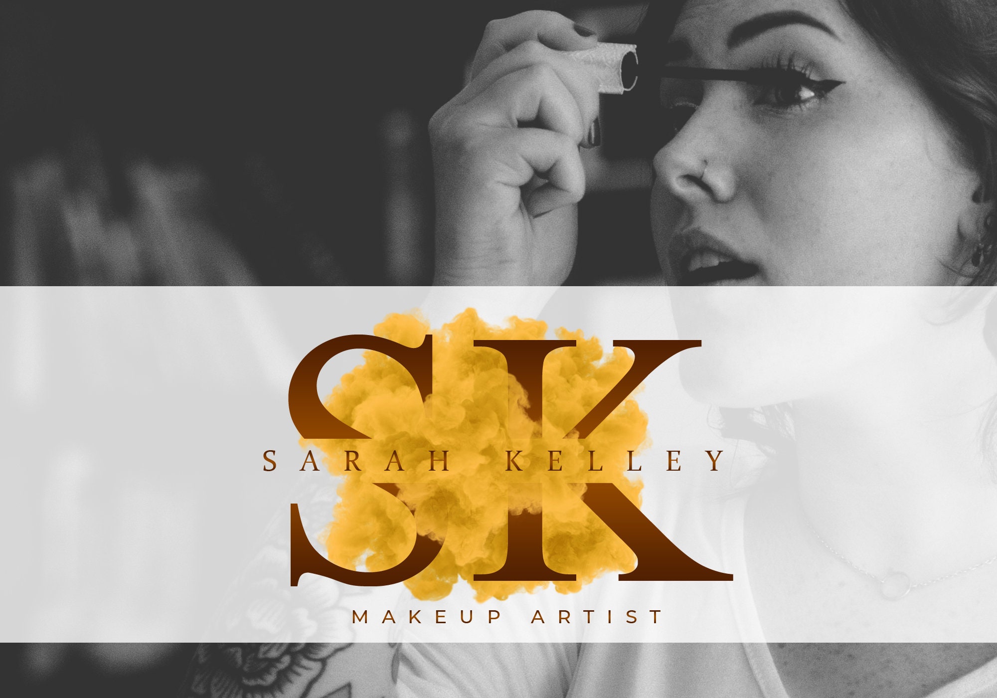 Beautiful Gold Watercolor Logo Makeup Artist Logo Boutique - Etsy