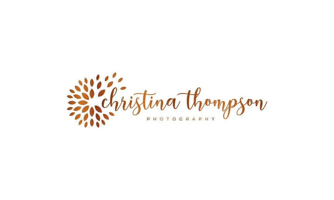 Flower Photography Logo, Gold Watermark, Beauty, Nature (PDF, JPEG, PNG ...