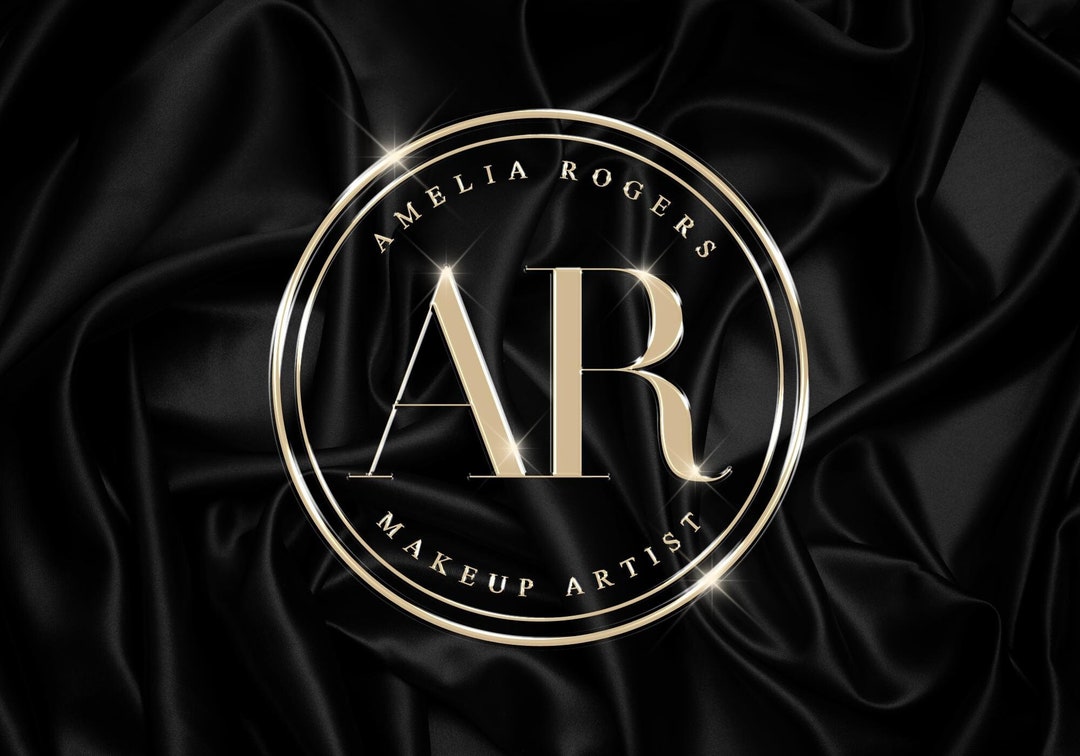 Custom Gold Circle Logo, Beauty, Hair, Nails (premade) - Etsy