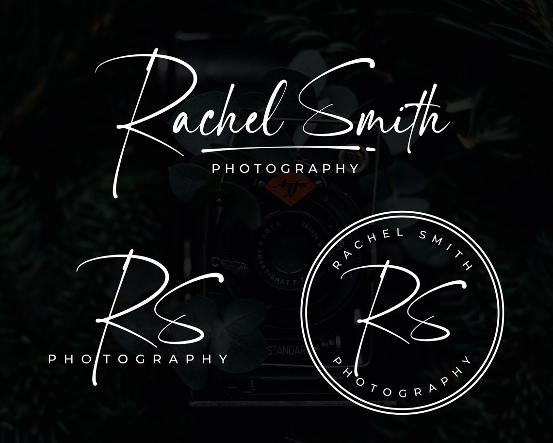 Buy Photography Logo and Watermark Signature Logo Custom Logo Online in ...