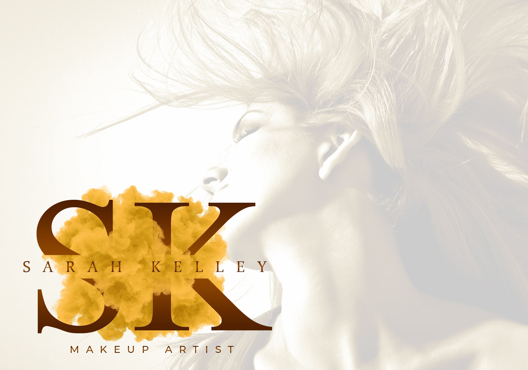 Beautiful Gold Watercolor Logo Makeup Artist Logo Boutique - Etsy