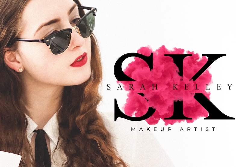 Premade Pink Smoke Beauty Logo Design - Etsy