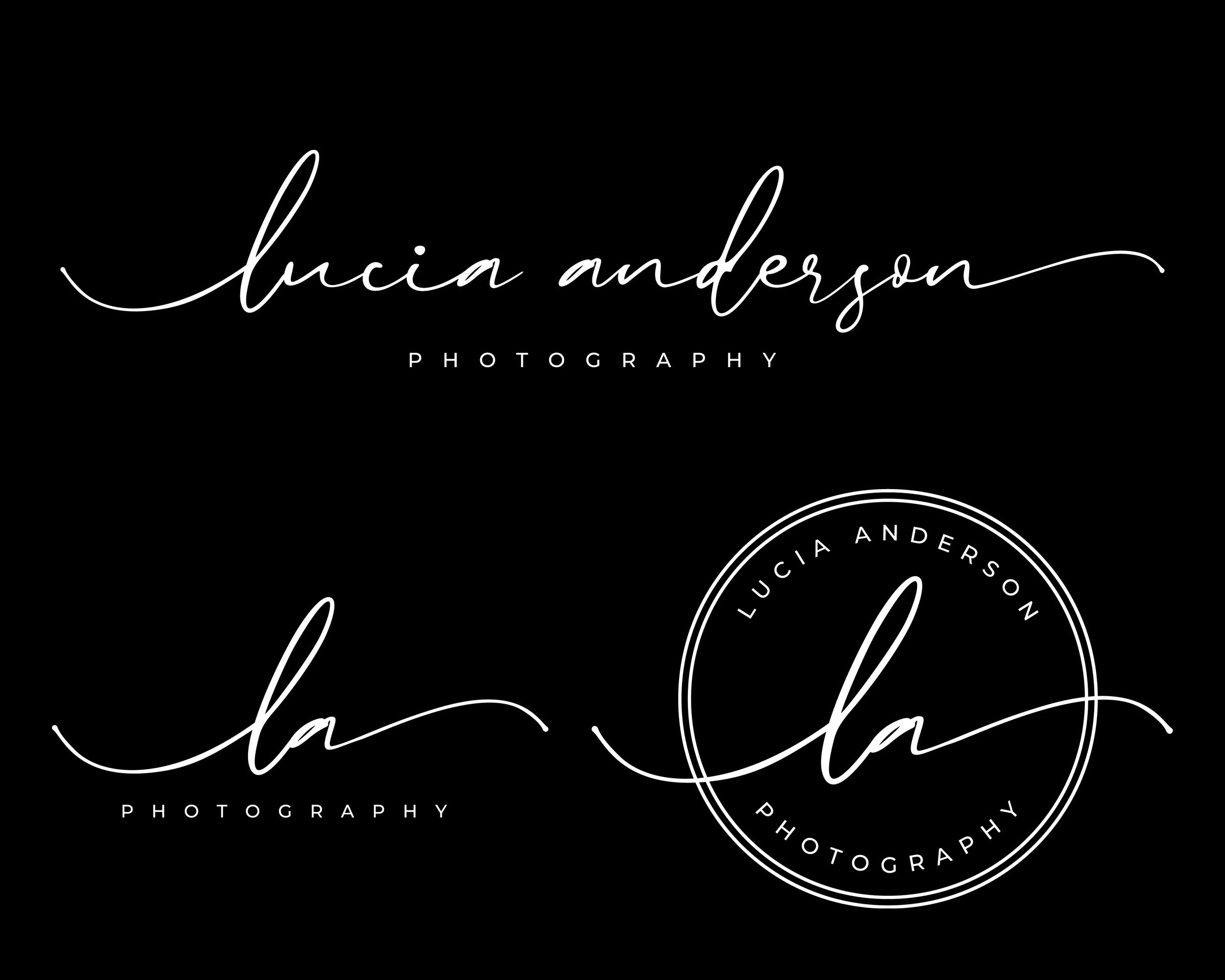 Handwritten Signature Photography Logo, Rose Gold Watermark - Etsy