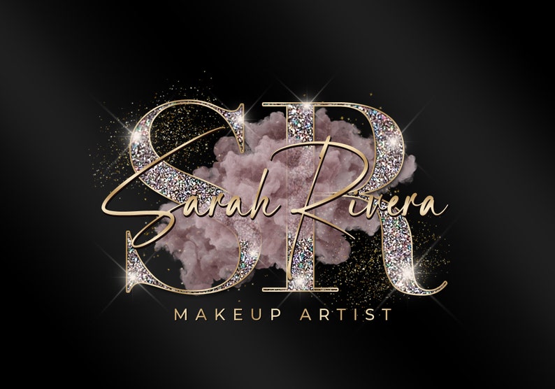 Beauty Logo, Glitter Logo, Smoke Logo, Pink Logo, Gold Logo, Rose Gold ...