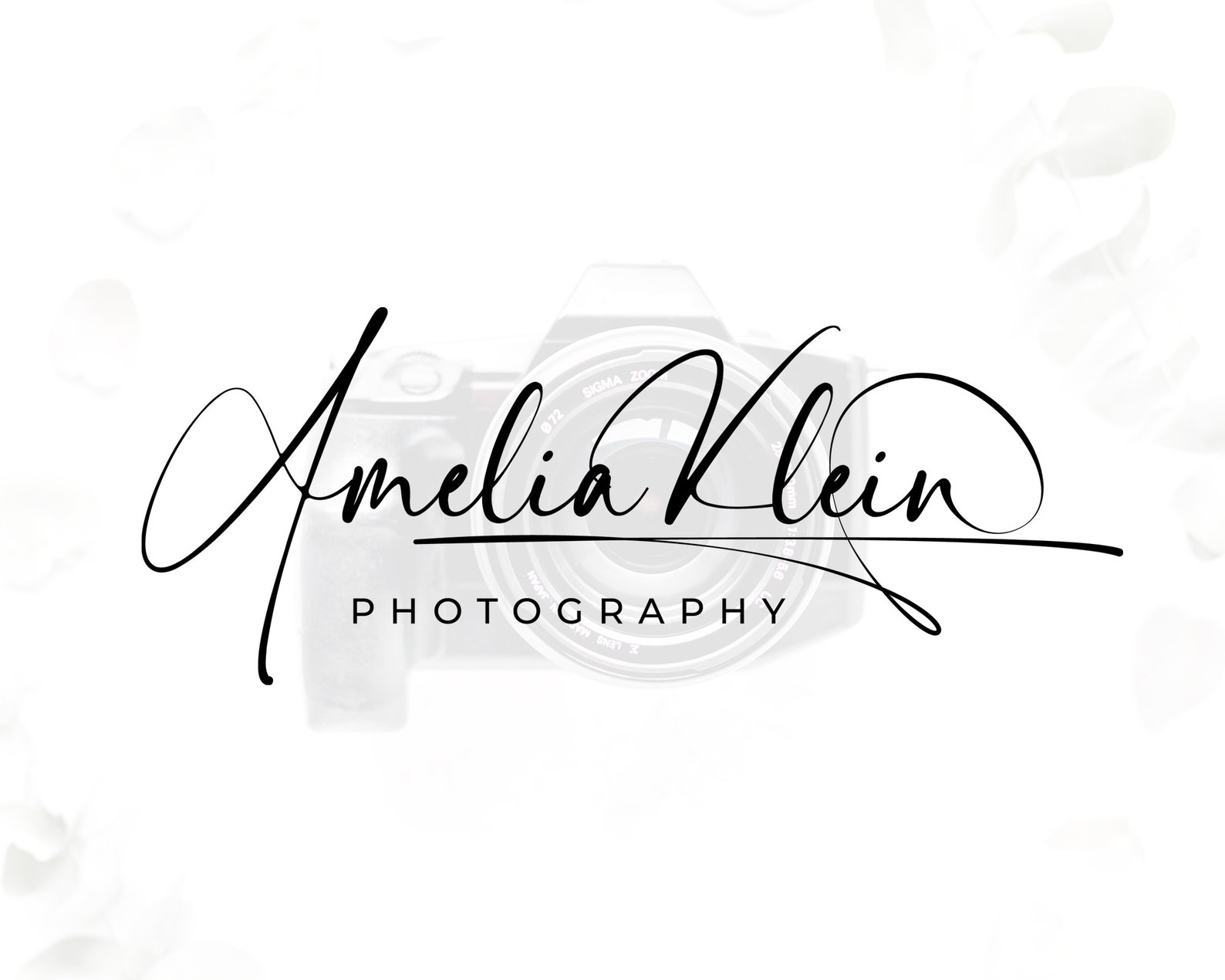 Photography Logo and Watermark Signature Logo Custom Logo - Etsy