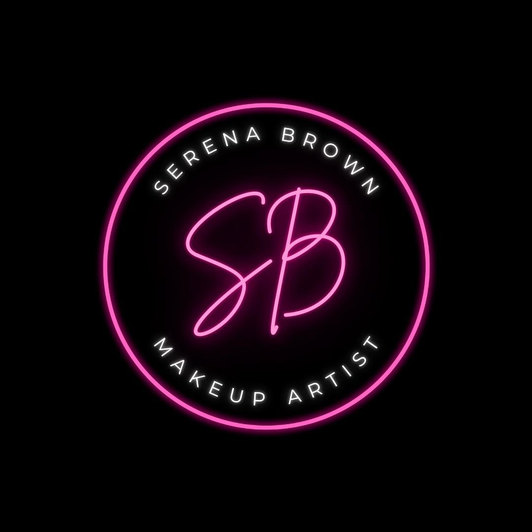 Pink Logo, Beauty Logo, Canva Logo Template, Editable Logo, Neon Logo ...
