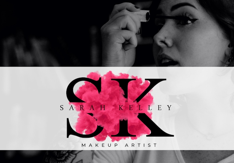 Premade Pink Smoke Beauty Logo Design - Etsy