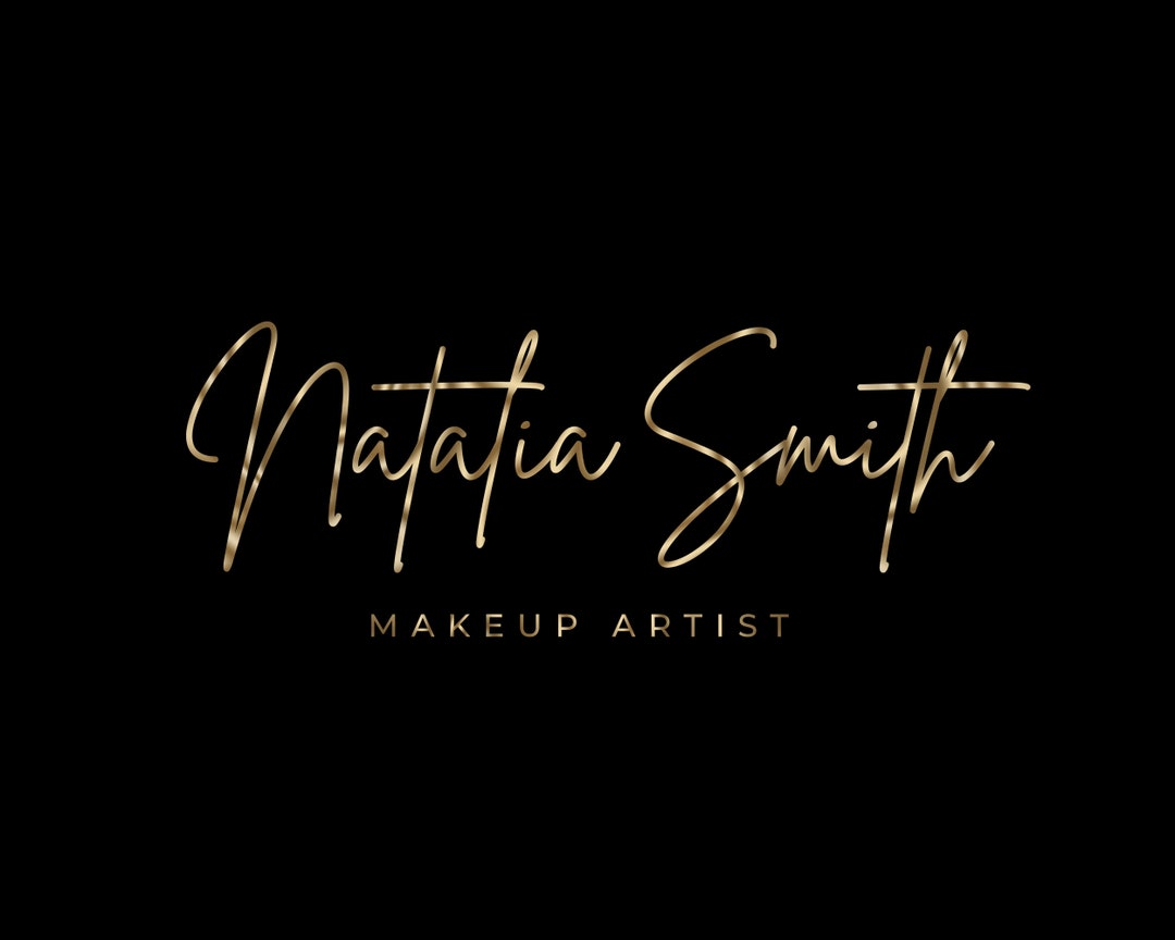 Gold Beauty Logo, Signature Logo, Photography Logo and Watermark ...