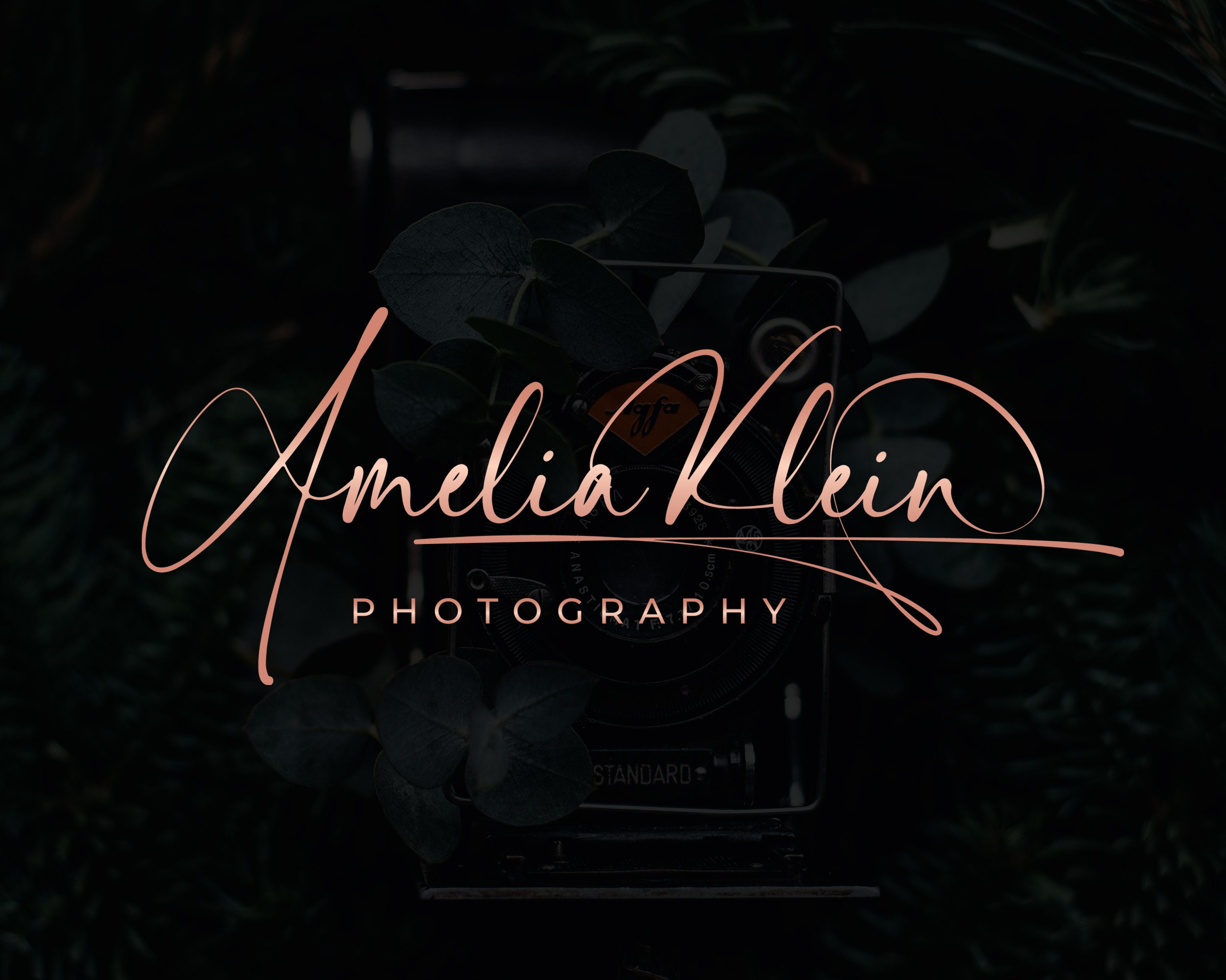 Photography Logo and Watermark Signature Logo Custom Logo - Etsy UK