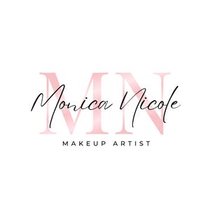 Pink Logo, Beauty Logo, Canva Logo Template, Makeup Logo, Boutique Logo ...