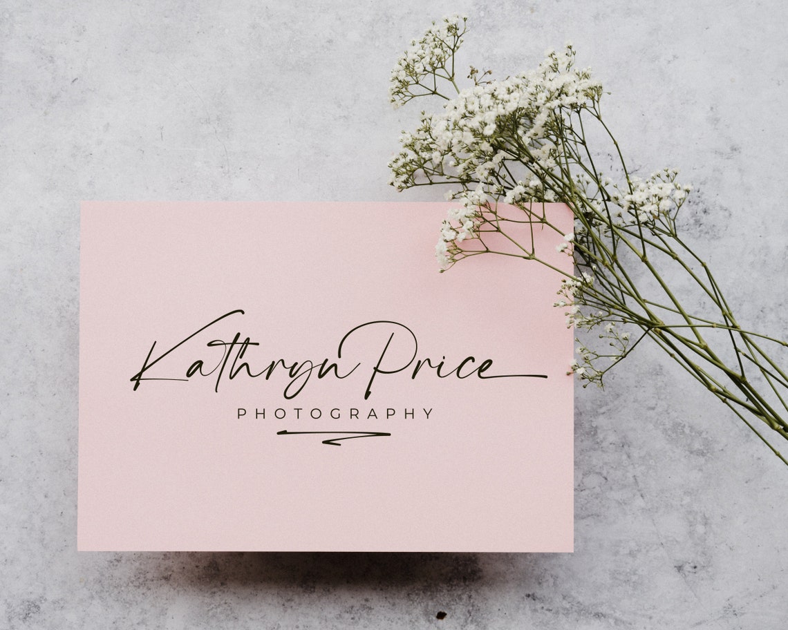 Photography Logo and Watermark Signature Logo Custom Logo - Etsy