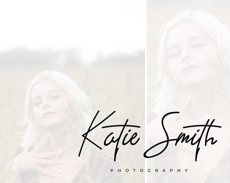 Watermark Logo for Photography Photography Logo Design - Etsy