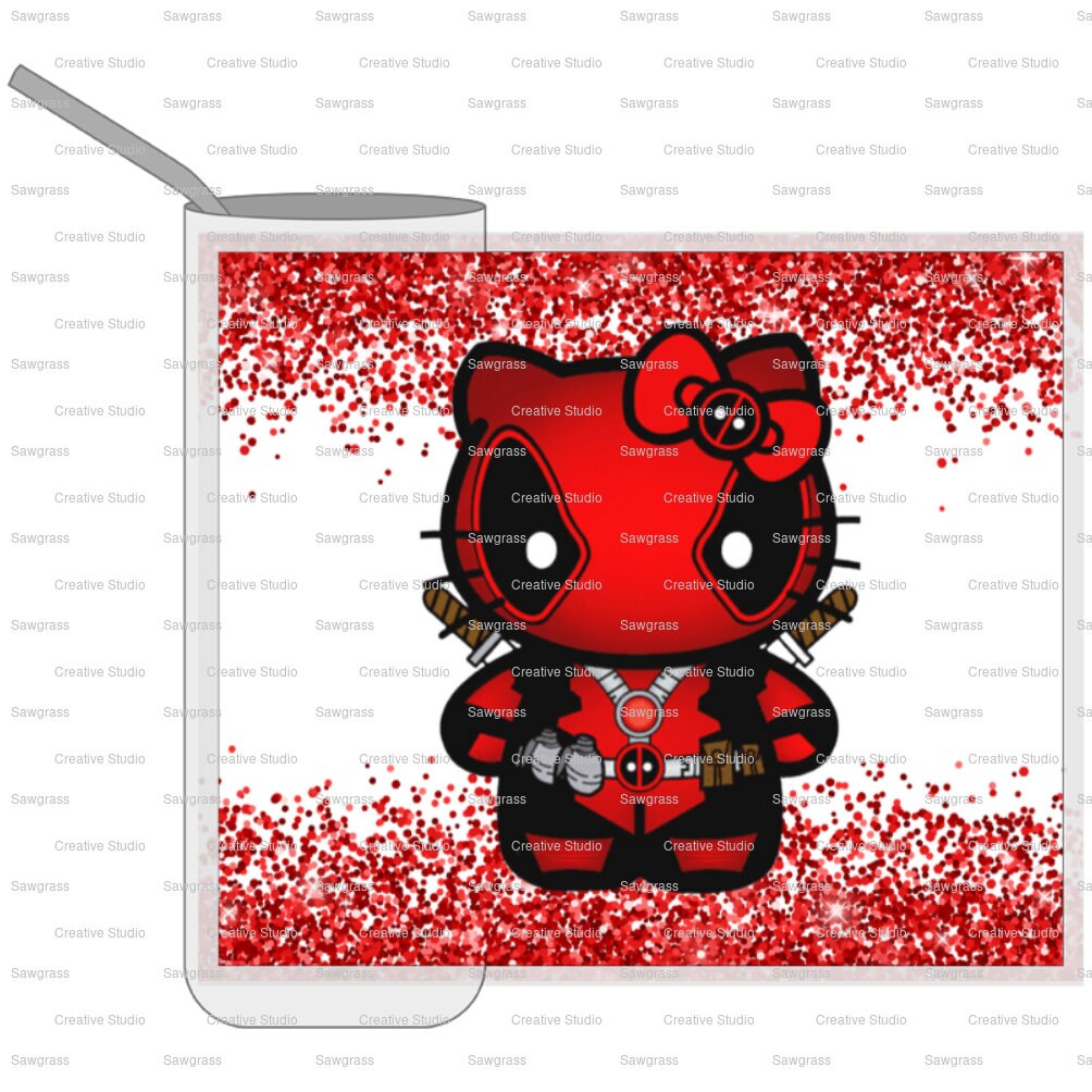 Hello Kitty Pool 20oz Skinny Tumbler Can Be Customized - Etsy