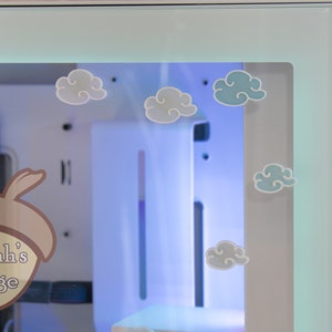 Stick-on Plates | Shimmering Clouds | Decorative Stick-on Plates to ...