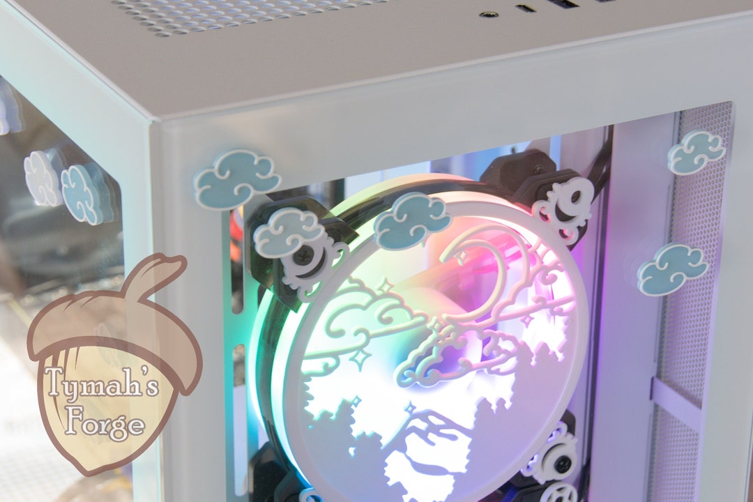 Stick-on Plates | Shimmering Clouds | Decorative Stick-on Plates to ...