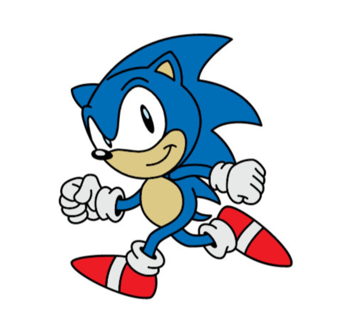 Sonic the Hedgehog, Printed Die Cut, Premade Scrapbook Title ...