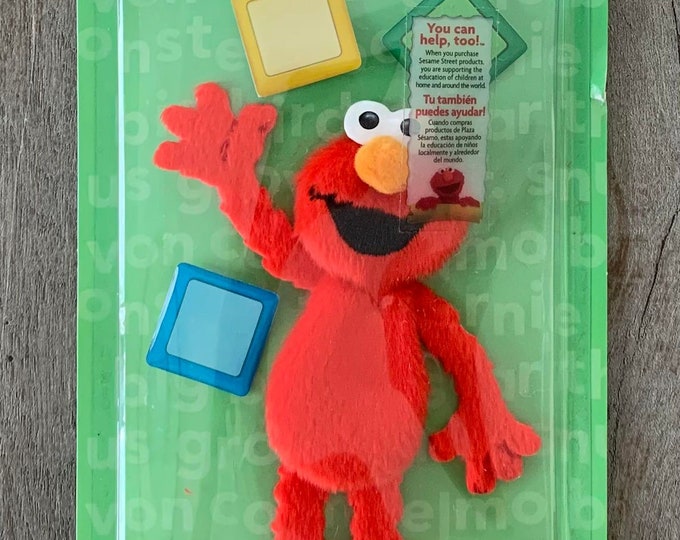 Elmo Fuzzy 3d Sesame Street Stickers Scrapbook Card Craft - Etsy