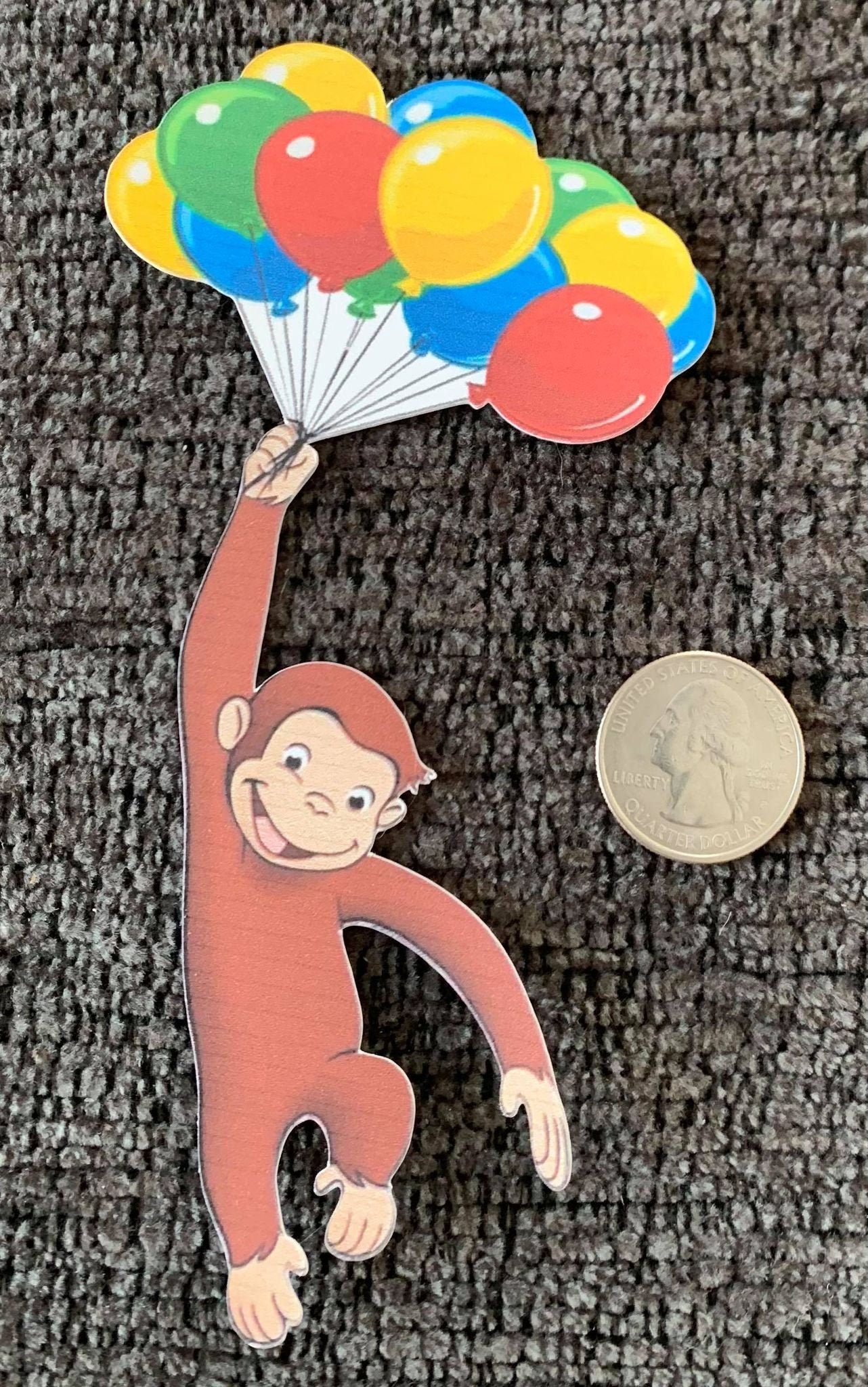 Curious George Face Cut Out