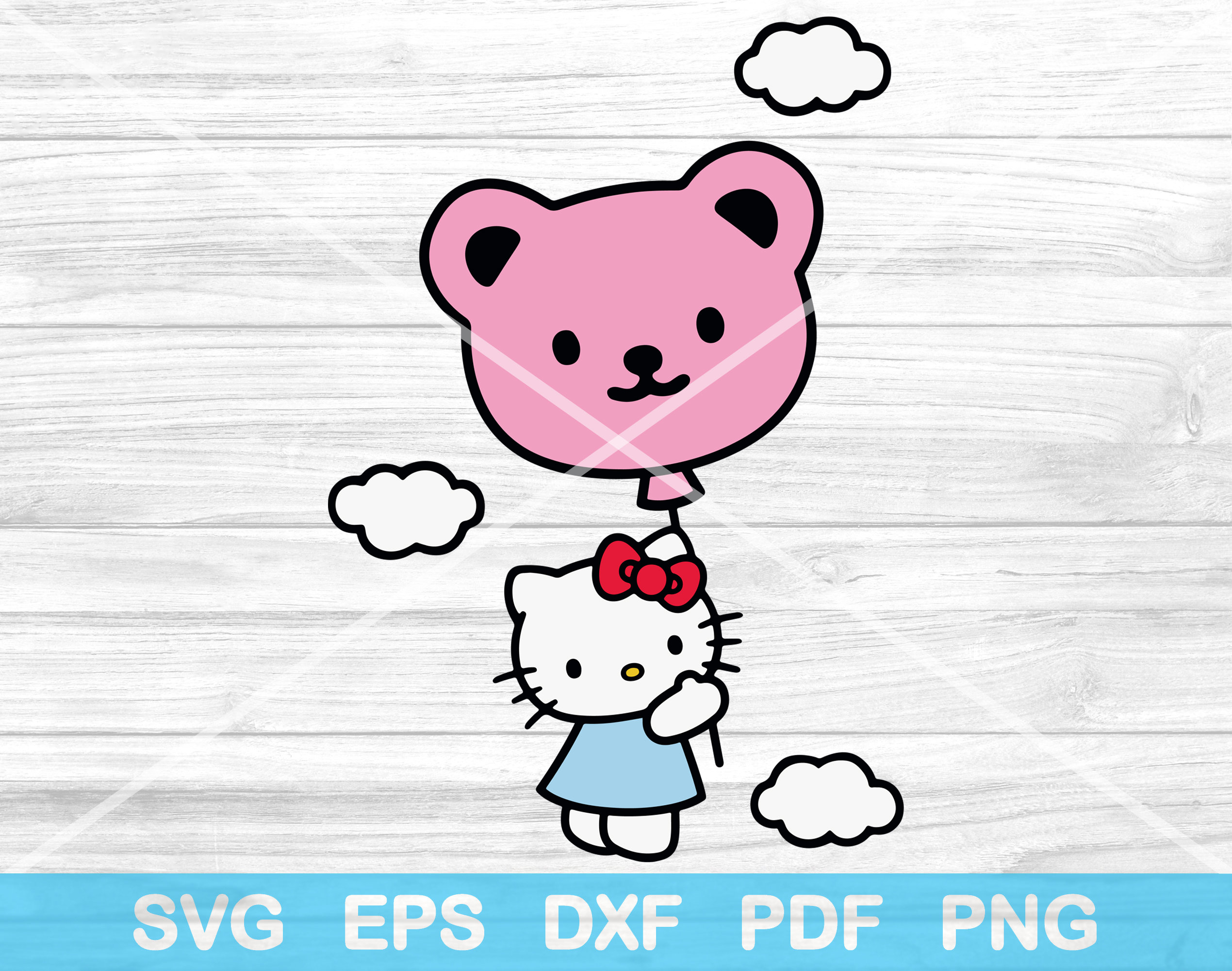 Hello Kitty Svg Bundle 14 Cut Files Hello Kitty Svg Png | Etsy