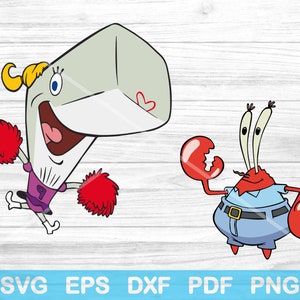 Spongebob Svg Clipart Bikini Bottom Bundle 18 Svg Files | Etsy