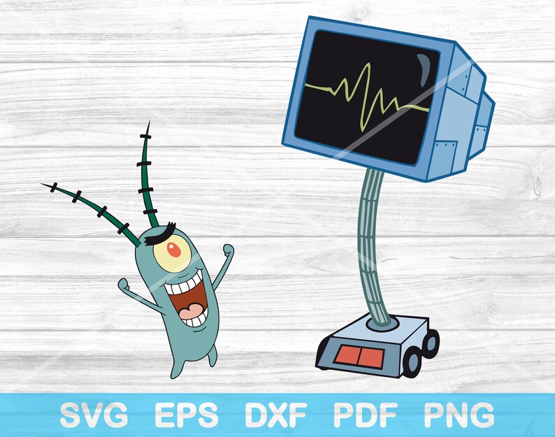 Spongebob Svg Clipart Bikini Bottom Bundle 18 Svg Files | Etsy