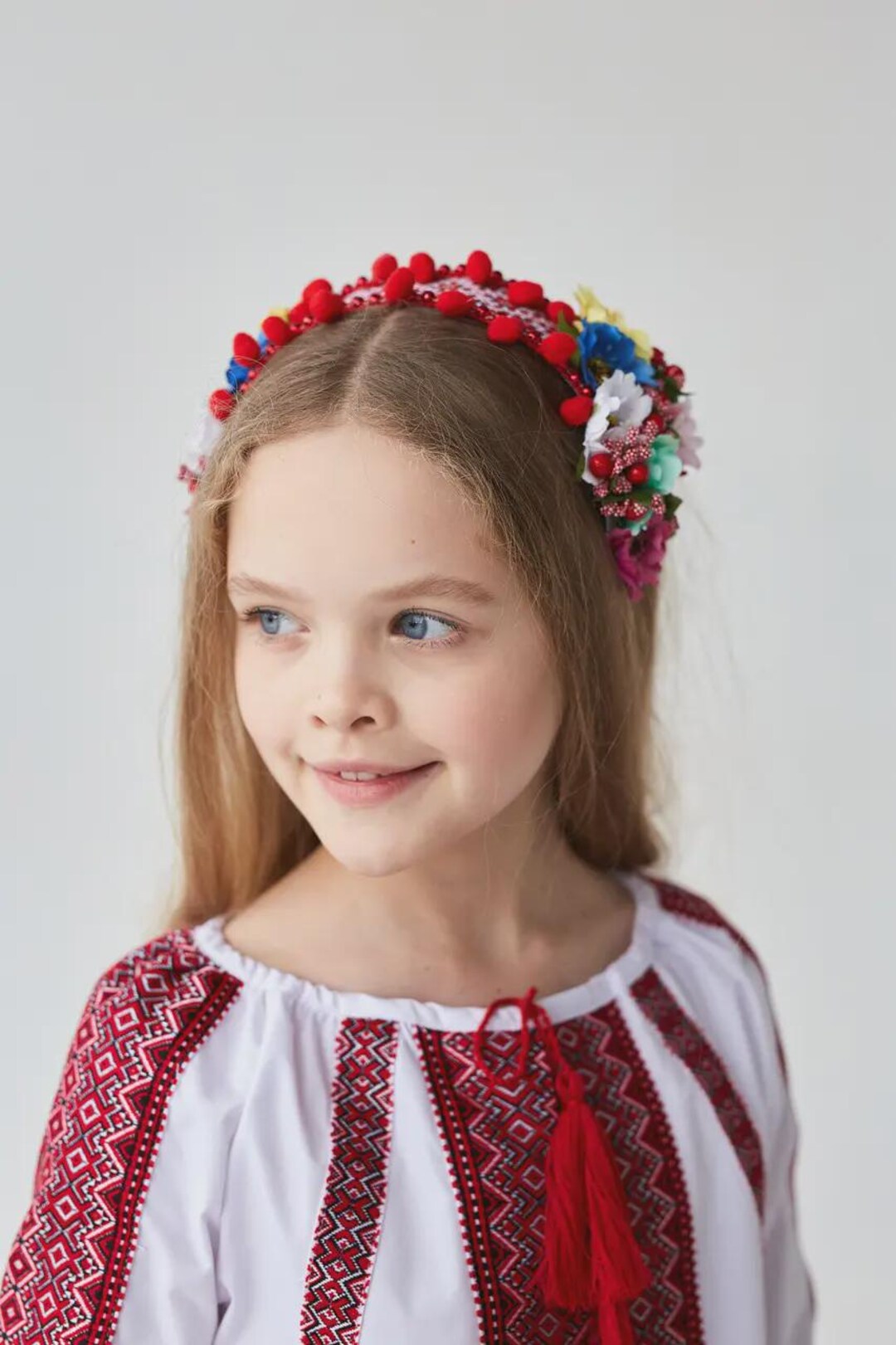 Ukrainian Flower Crown With Ribbons Ukraine National Bride Handmade ...