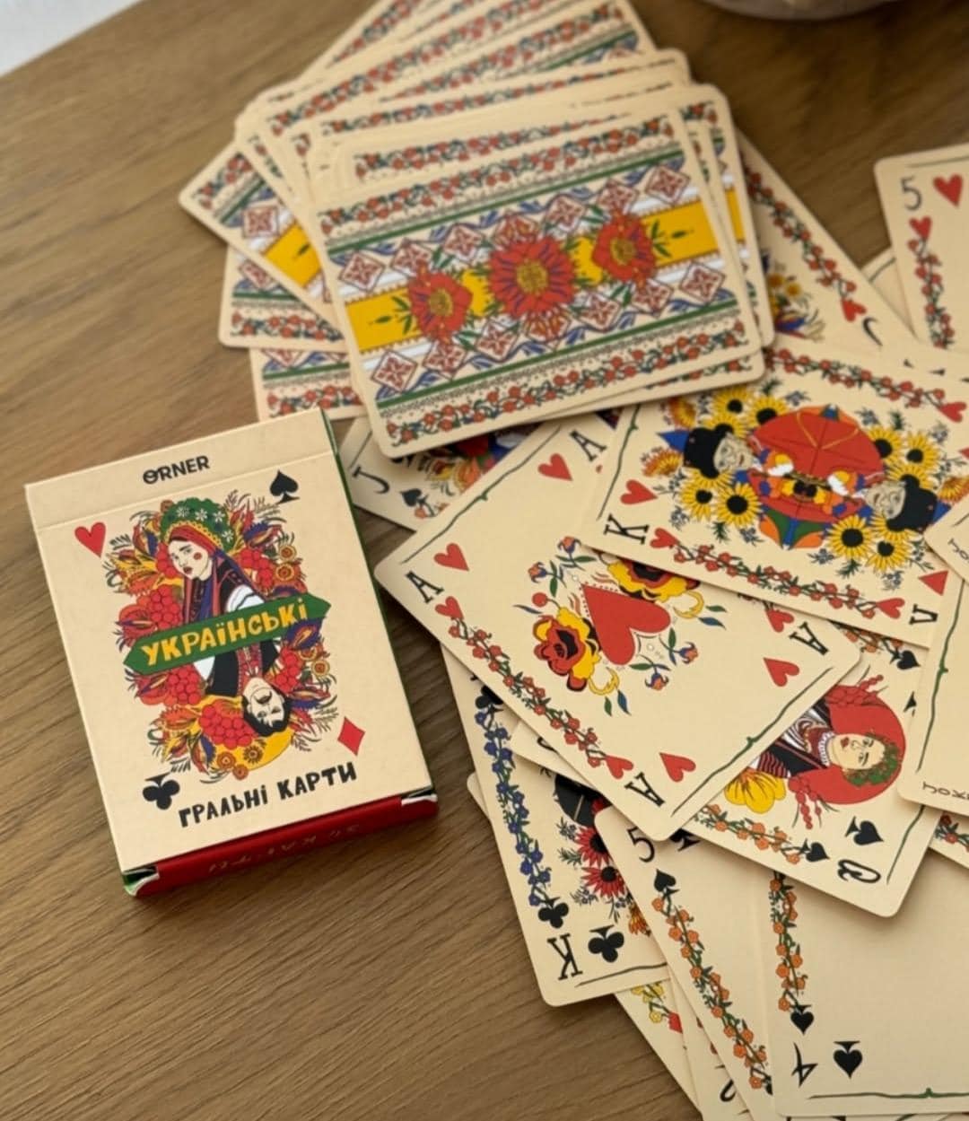 Ukrainian Folk Art Playing Cards Traditional Card Game Deck Made in ...
